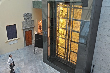 Paradise Gate Ghiberti Florence Unveiled After Editorial Stock Photo ...