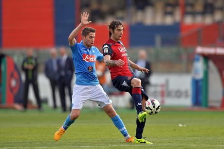 Napolis Jorginho L Cagliaris Daniele Conti Editorial Stock Photo ...