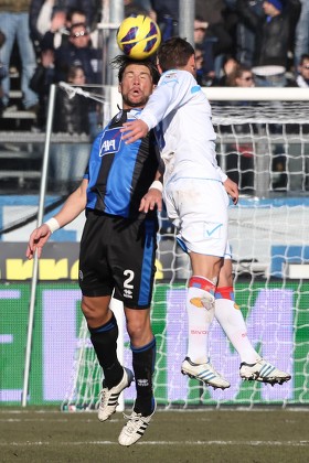 Defender Atalanta Guglielmo Stendardo L Vies Editorial Stock Photo ...