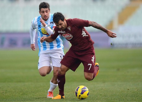 Torinos Mario Santana R Vies Ball Editorial Stock Photo - Stock Image ...
