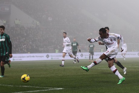 Brazilian Forward Ac Milan Robinho Scores Editorial Stock Photo - Stock ...