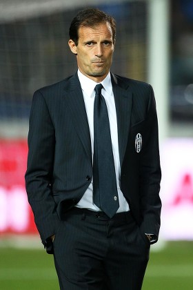 Juventus Head Coach Massimiliano Allegri During Editorial Stock Photo ...