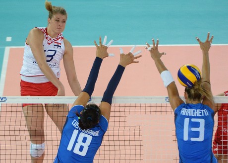 Argentinian Player Leticia Boscacci C Spikes Editorial Stock Photo ...