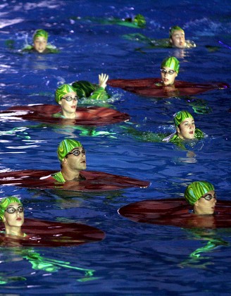 Performers Cirque Du Soleil Pool During Editorial Stock Photo - Stock ...