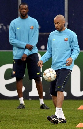Fc Barcelona Soccer Players Thierry Henry Editorial Stock Photo - Stock ...