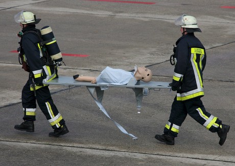 Emergency Services Recover Passengers Plane Part Editorial Stock Photo ...