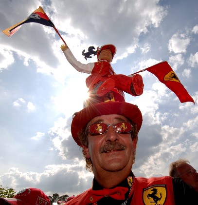 German Formula One Fan Mike Erhardt Editorial Stock Photo - Stock Image ...