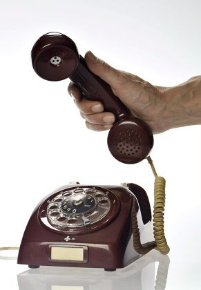 Old Telephone Hand Has Picked Reciever Editorial Stock Photo - Stock ...