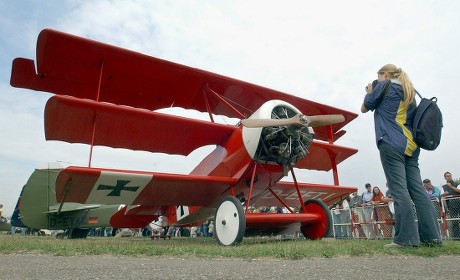 Replica Red Baron Manfred Von Richthofens Editorial Stock Photo - Stock ...