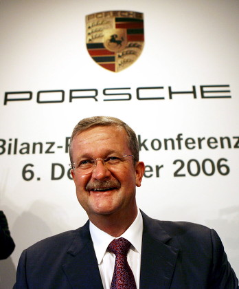 Porsche Ceo Wendelin Wiedeking Smiles During Editorial Stock Photo ...