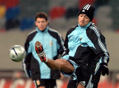 Argentinian Soccer Players Santiago Solari R Editorial Stock Photo ...