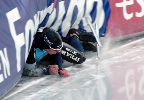 Finnish Speed Skater Pekka Koskela Falls Editorial Stock Photo - Stock ...