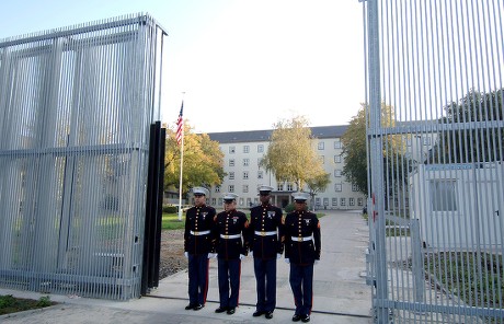 Us Marines Stand Entrance After Flying Editorial Stock Photo - Stock ...