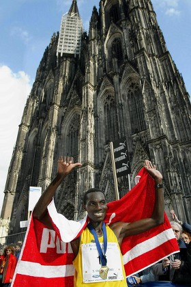 Kenian Benjamin Rotich Celebrates Front Cologne Editorial Stock Photo ...