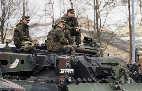 German Bundeswehr Soldiers Battalion Armored Infantryman Editorial ...