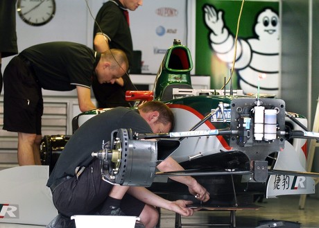 Team Jaguar Mechanics Work On Formula Editorial Stock Photo - Stock ...