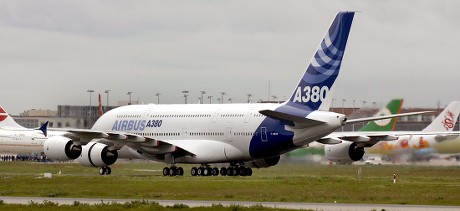 Prototype New Airbus A380 Rolls Slowly Editorial Stock Photo - Stock ...