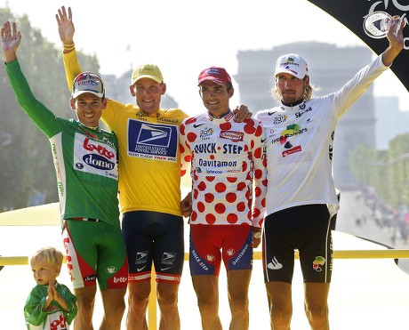 France Cycling Tour 20th Stage Podium - Jul 2004 Stock Pictures ...