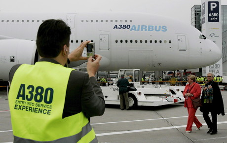 Man Photographs Airbus A380 Prototype After Editorial Stock Photo ...