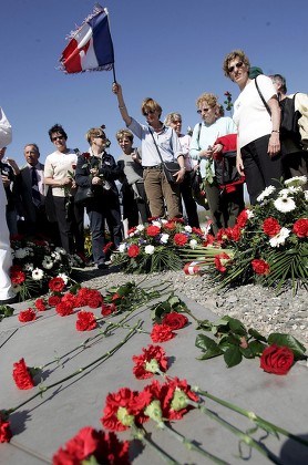 Frenchman Lay Down Flowers Former Concentration Editorial Stock Photo ...