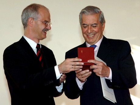 Peruvian Writer Mario Vargas Llosa R Editorial Stock Photo - Stock ...