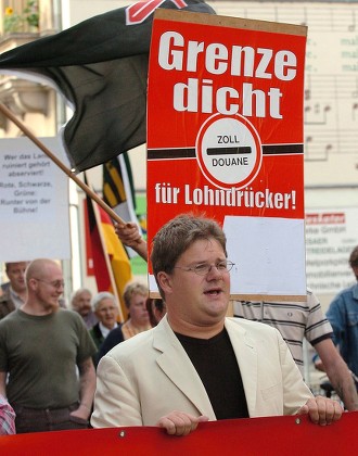 German Neonazi Party Npd Politician Holger Editorial Stock Photo ...