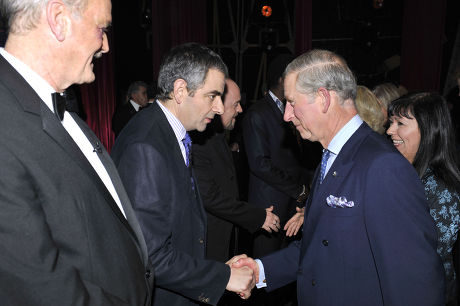 Prince Charles Meeting Rowan Atkinson Pictured Editorial Stock Photo ...