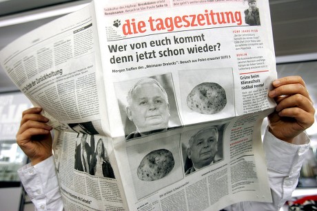 Woman Reads Issue German Daily Newspaper Editorial Stock Photo - Stock ...
