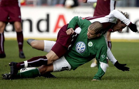 Kaiserslauterns Thomas Riedl R Fights Ball Editorial Stock Photo ...