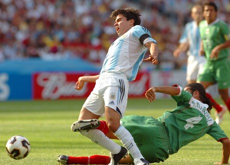 Argentinian Soccer Player Javier Saviola L Editorial Stock Photo ...