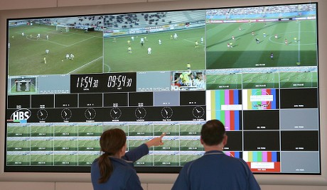Two Technicians Pictured International Master Control Editorial Stock ...