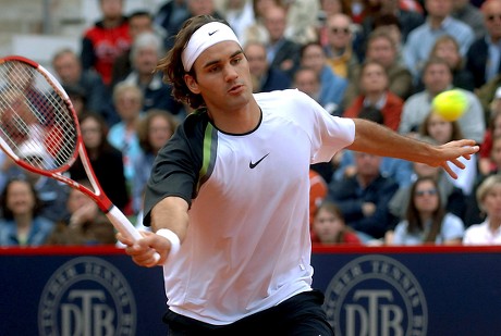Swiss Tennis Player Roger Federer Returns Editorial Stock Photo - Stock ...