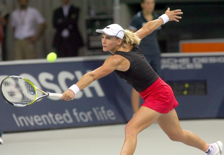 Austrian Sybille Bammer Strikes Backhand Her Editorial Stock Photo ...