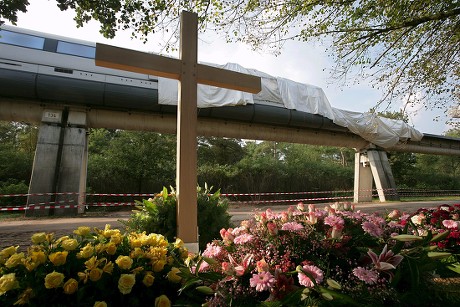Wooden Cross Placed Next Transrapid Track Editorial Stock Photo - Stock ...