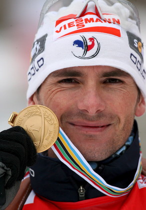 French Raphael Poiree Poses His Gold Editorial Stock Photo - Stock ...