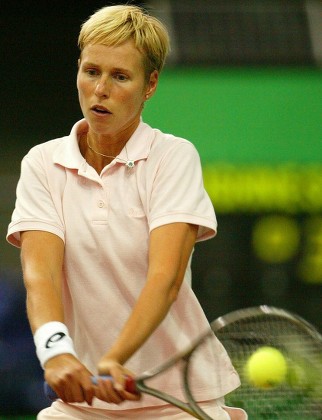 Belgian Els Callens Returns Ball Her Editorial Stock Photo - Stock ...