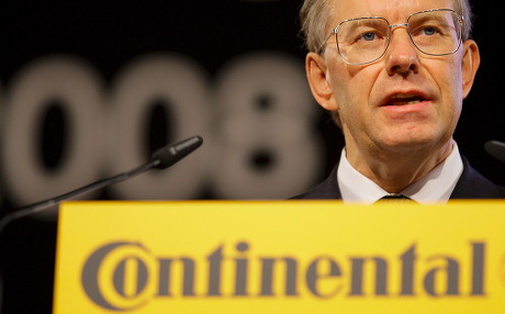Ceo Continental Ag Manfred Wennemer Delivers Editorial Stock Photo ...
