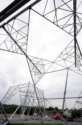 Picture Shows Giant Parts Lattice Towers Editorial Stock Photo - Stock ...