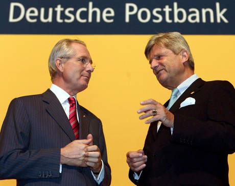 Postbank Ag Ceo Wulf Von Schimmelmann Editorial Stock Photo - Stock ...