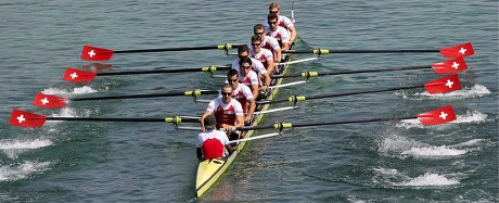 Swiss Coxed Eight Team Lr Nicolas Editorial Stock Photo - Stock Image ...