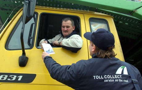 Employee German Highway Toll Company Toll Editorial Stock Photo - Stock ...
