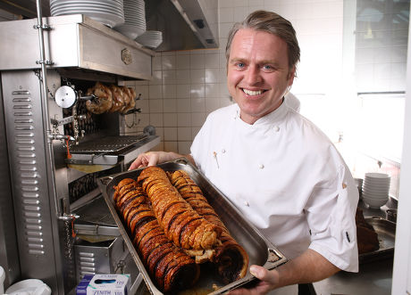 Chef Lawrence Keogh Pork Belly Crackling Editorial Stock Photo - Stock ...