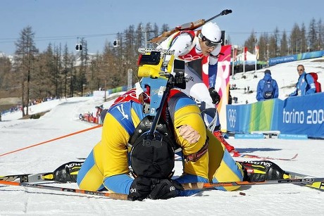 Exhausted Athletes After Mens 20km Biathlon Editorial Stock Photo ...