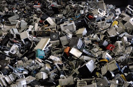 Computer Waste Be Sorted Recycled Editorial Stock Photo - Stock Image ...