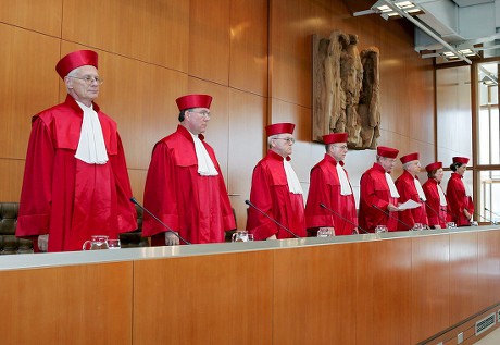 Picture Showing Judges 2nd Senate Federal Editorial Stock Photo - Stock ...