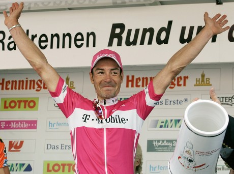 German Erik Zabel Tmobileteam Celebrates On Editorial Stock Photo ...