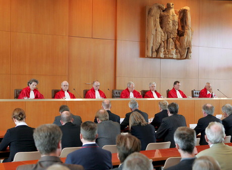 Second Senate Federal Constitutional Court F Editorial Stock Photo ...