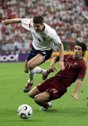 Steven Gerrard L England Vies Nuno Editorial Stock Photo - Stock Image ...