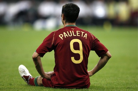 Pauleta Portugal Sits On Pitch During Editorial Stock Photo - Stock ...