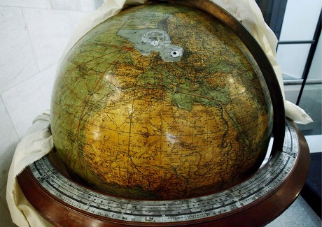 Picture Shows Globe Out Hitlers Reichskanzlei Editorial Stock Photo ...